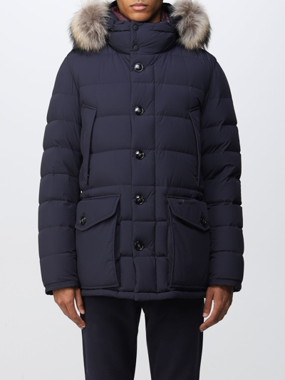 Kiton Jacket Men In Blue | ModeSens