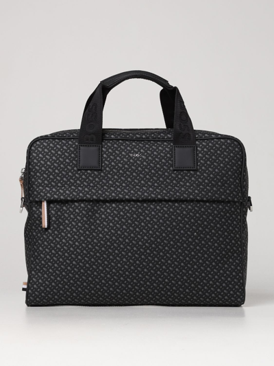 Hugo Boss Boss One-compartment Work Satchel Bag Black Man | ModeSens