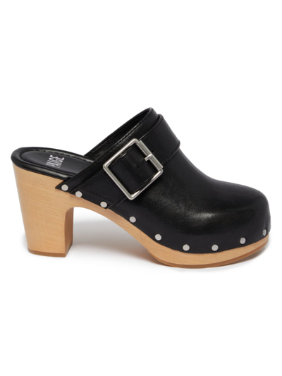 Paige Women's Rosie Slip On Studded Platform Clogs In Black | ModeSens