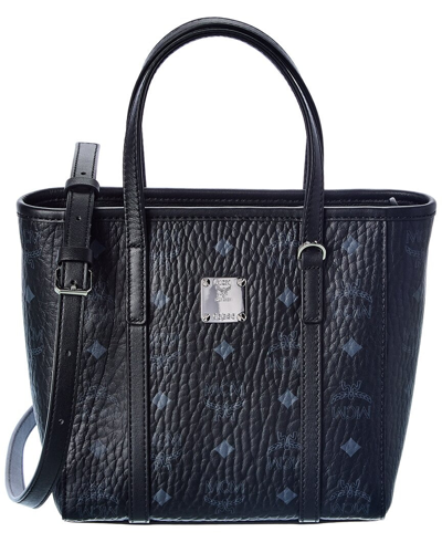 Mcm Toni Mini Visetos Shopper Tote In Black | ModeSens