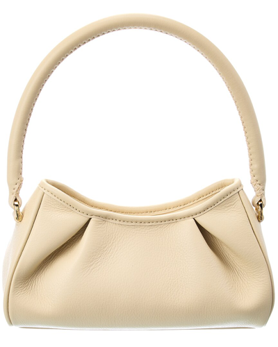 Elleme Dimple Small Leather Hobo Bag In White | ModeSens