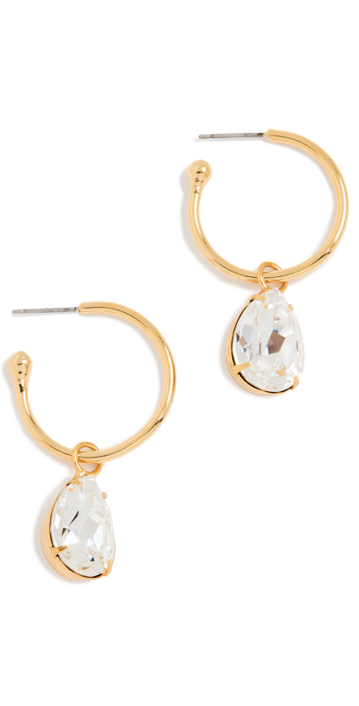 Jennifer Behr Jane Hoop Earrings In Diamond | ModeSens