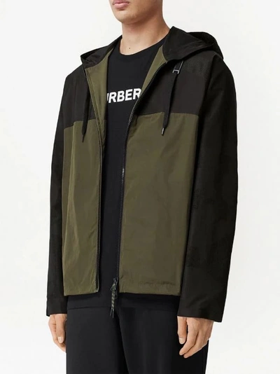 Burberry Compton Panelled Regular-fit Shell-jacket In Black | ModeSens