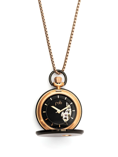 Fob Paris R40 Velvet Pocket Watch In Black | ModeSens