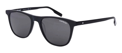 Montblanc Mb0150s 001 Wayfarer Sunglasses In Grey | ModeSens