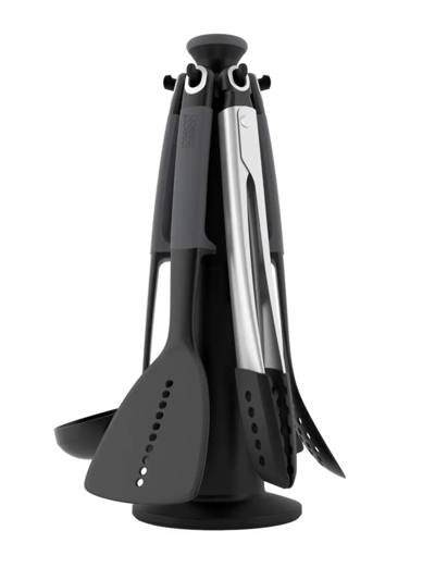 Joseph Joseph Elevate 6-piece Kitchen Tools Carousel Set In Grey | ModeSens