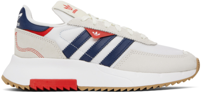 Adidas Originals Retropy F2 Sneakers In White And Dark Blue | ModeSens