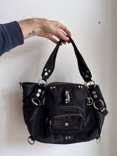 Pre-owned Avant Garde X George Vintage George Gina Lucy Bag Ggl Black ...