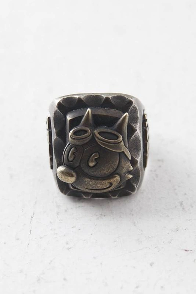 Pre-owned Toys Mccoy Felix The Cat Sterling Silver Ring | ModeSens