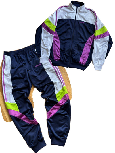 Pre-owned Adidas X Vintage Adidas Tracksuit Jacket And Pants 90's Men ...