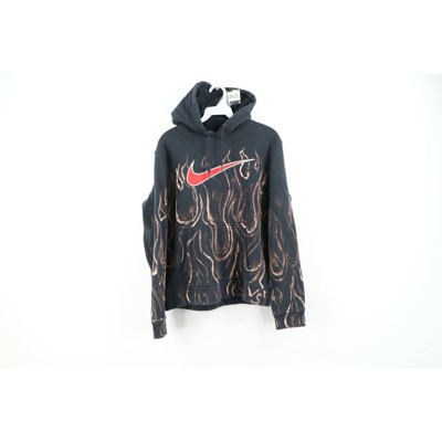 Pre-owned Nike X Vintage Nike Travis Scott Big Swoosh Fire Flames ...