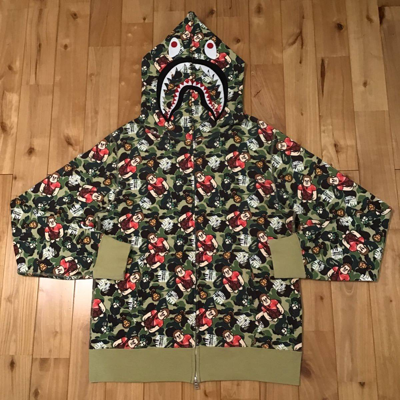 Pre-owned Bape X Disney Ralph Breaks The Internet Bape Camo Shark Full ...