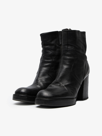 Pre-owned Rick Owens Scissors Boots Fw07 In Black | ModeSens