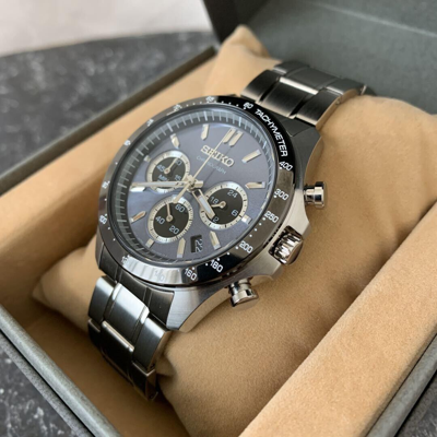 Pre-owned Seiko Sbtr027 Spirit Chronograph Quartz Men's Watch Stainless ...