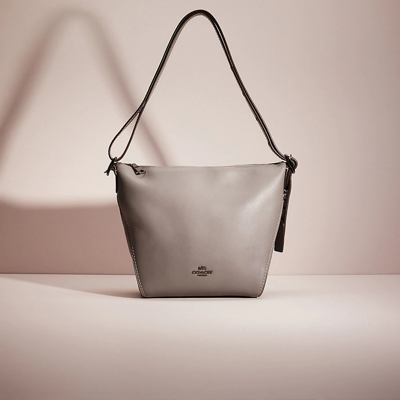 Coach Restored Small Dufflette In Dark Gunmetal/heather Grey | ModeSens