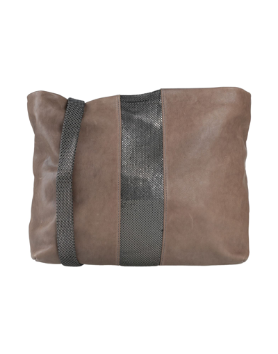 Laura B Handbags In Dove Grey | ModeSens