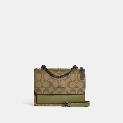 Coach Outlet Mini Klare Crossbody In Signature Canvas In Beige | ModeSens