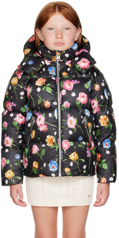 Mackage Little Girl's & Girl's Jesse Floral Hooded Down Jacket | ModeSens