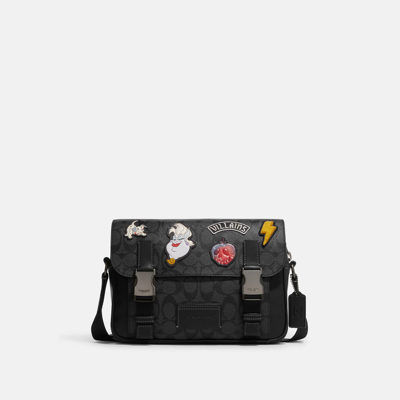Coach Outlet Disney X Coach Track Crossbody In Signature Canvas With ...