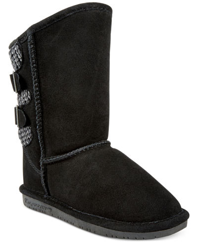 Bearpaw Girls Boshie Boots From Finish Line In Black | ModeSens