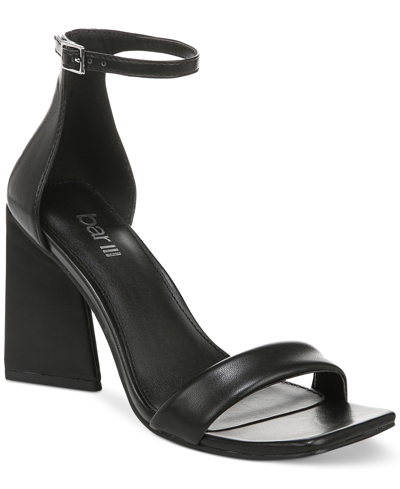 Bar Iii Women's Appel Two-piece Flared-heel Dress Sandals, Created For ...