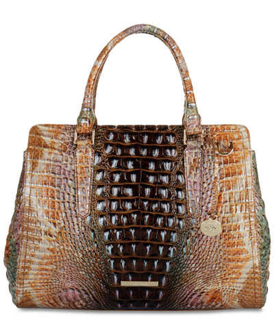 Brahmin Small Finley Ombre Melbourne Embossed Leather Satchel In ...