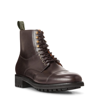 Pre-owned Polo Ralph Lauren Man's Boots Bryson Boot In Dark Brown ...