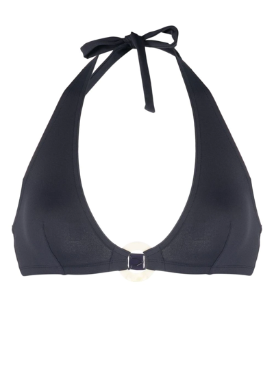 Eres Leandra Triangle Bikini Top In Purple | ModeSens