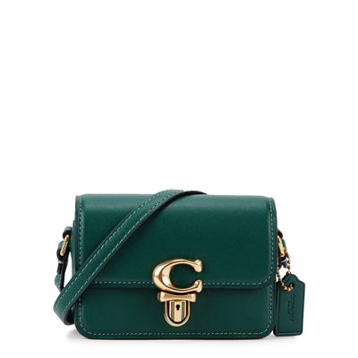 Coach Studio 12 Micro Green Leather Cross-body Bag | ModeSens