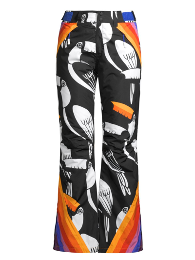 Farm Rio Graphic Toucans Ski Pants In Neutral | ModeSens