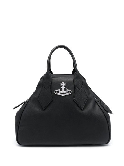 Vivienne Westwood Medium Yasmine Tote Bag In 黑色 | ModeSens