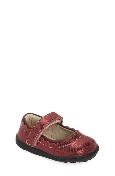 See Kai Run Kids' Jane Ii Mary Jane In Burgundy Metallic | ModeSens