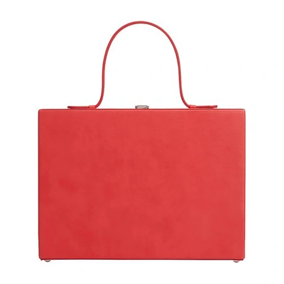 Mark Cross Rear Window Overnight In Opera Red | ModeSens