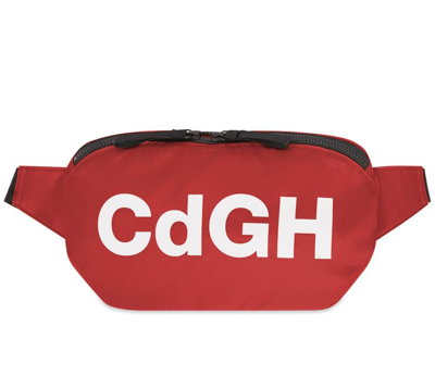 Comme Des Garçons Cdg Homme Logo Belt Bag In Red | ModeSens
