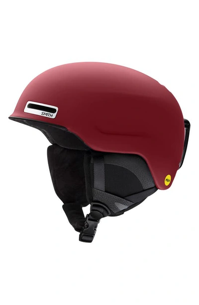 Smith Maze Snow Helmet With Mips In Matte Sangria | ModeSens