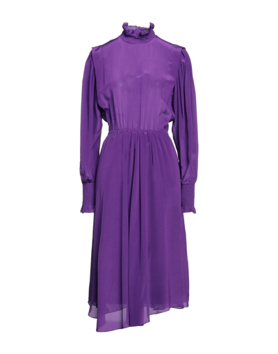 Isabel Marant Étoile Midi Dresses In Purple | ModeSens
