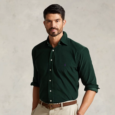 Polo Ralph Lauren Fine-wale Corduroy Shirt In College Green | ModeSens