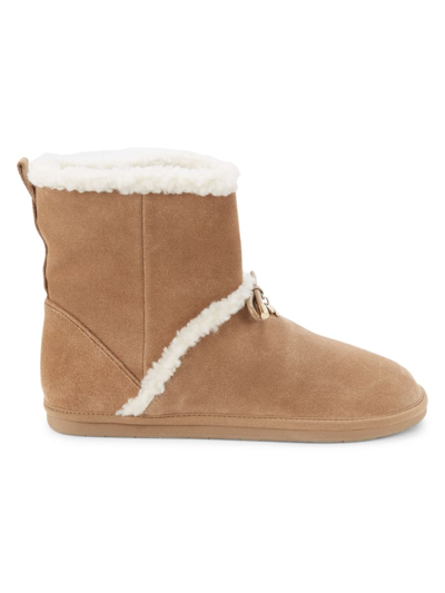 Kate Spade Women's Marie Faux Shearling Suede Boots In Roasted Almond ...