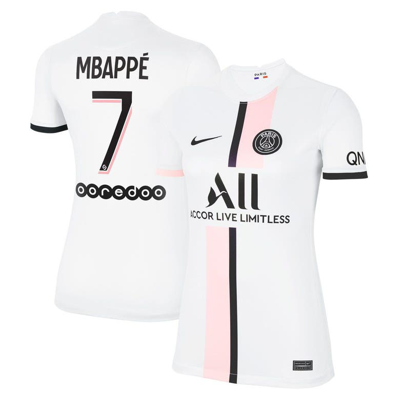 Nike Kylian Mbappé White Paris Saint-germain 2021/22 Away Breathe ...