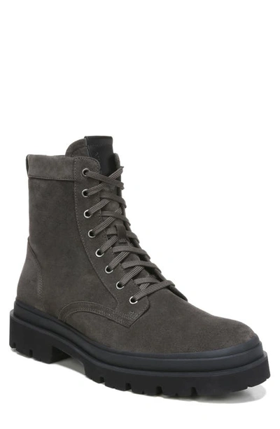 Vince Raider Water Repellent Combat Boot In Graphite | ModeSens