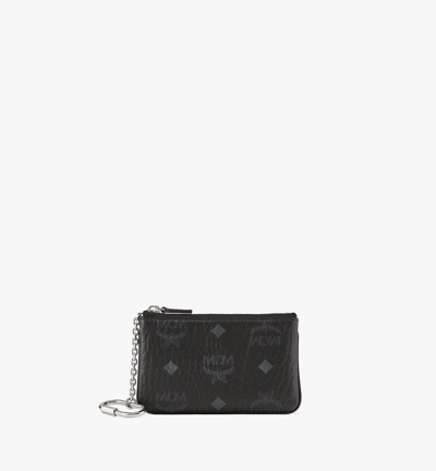 Mcm Key Pouch In Visetos Original In Black | ModeSens