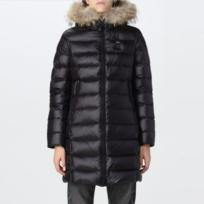 Pre-owned Blauer Down Jacket Long 22wbldk03603 Women's Jacket Hood Fur ...