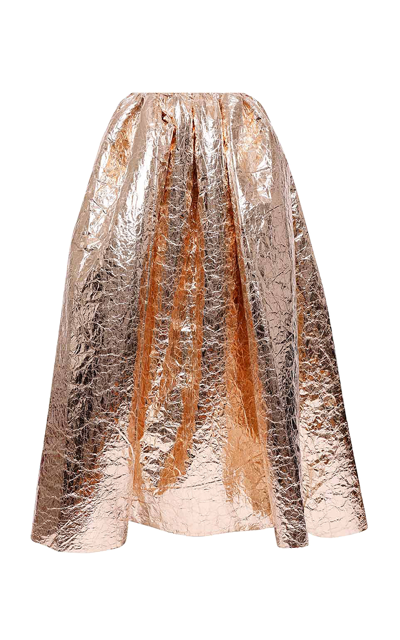Zimmermann Women's Coaster Foil Maxi Skirt In Metallic | ModeSens