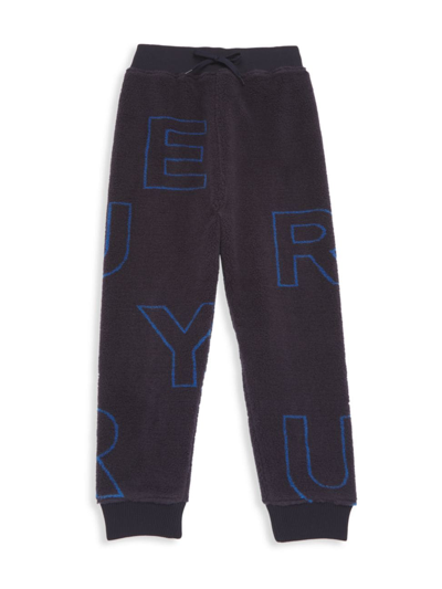 Burberry Kids' Little Boy's & Boy's Edgar Logo Jogger Pants In Navy ...