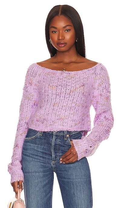 Free People Violet Glow Combo Sunset Cloud Womens Jumper In Nocolor ...