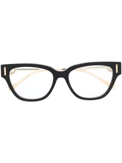 Gucci Square-frame Clear Glasses In Schwarz | ModeSens