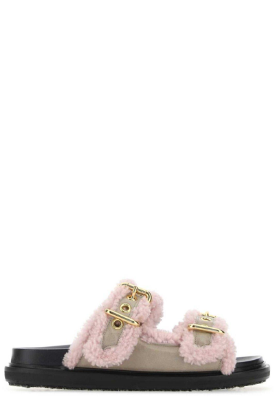Marni Double-strap Slip-on Slippers | ModeSens