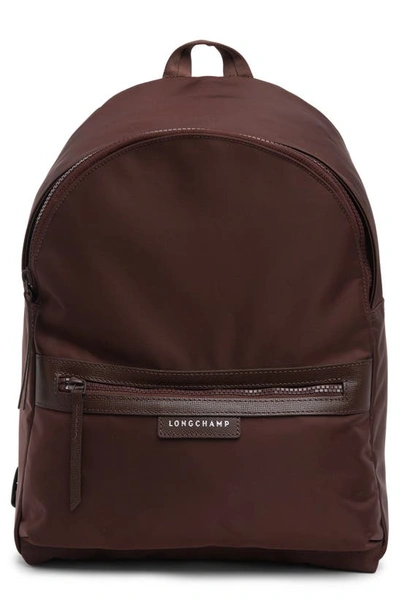 Longchamp Econyl® Medium Backpack In Chocolate | ModeSens