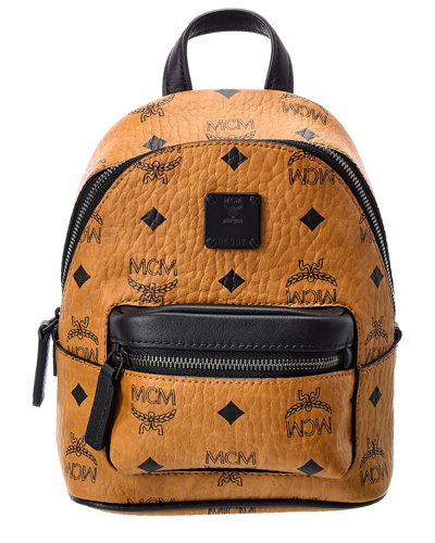 Mcm Stark Visetos Crossbody In Brown | ModeSens