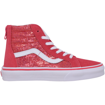 Vans Kids' Sk8-hi Zip Pink/white Vn000w9w8c8 Pre-school | ModeSens